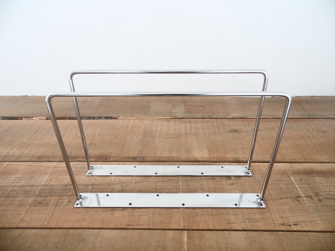 16" X 20" Steel Rod Table Bases,table Legs, Rod 12 Mm, Height 12" - 16 ...