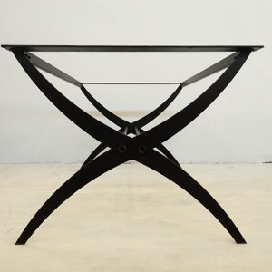 IRON Metal Dining Table Base for Kitchen & Dining Rooms ORAK - Etsy