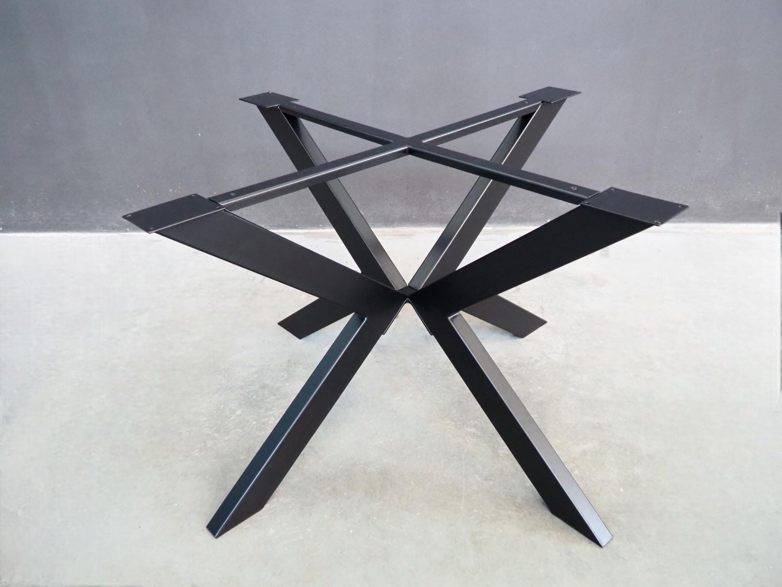 Heavy Duty Metal Dining Table Base :for 72” Round Tables | Modern Steel ...