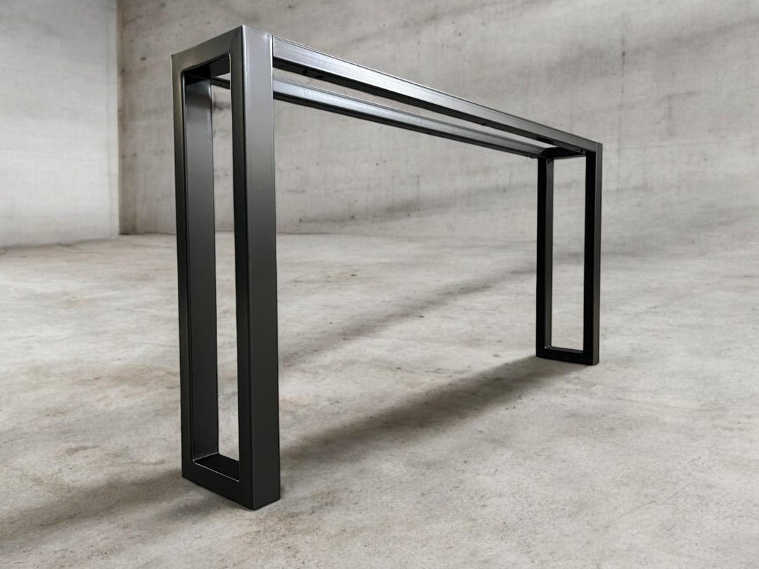 Counter Height Sofa & Hallway Table Base| Narrow Steel Table Base ...
