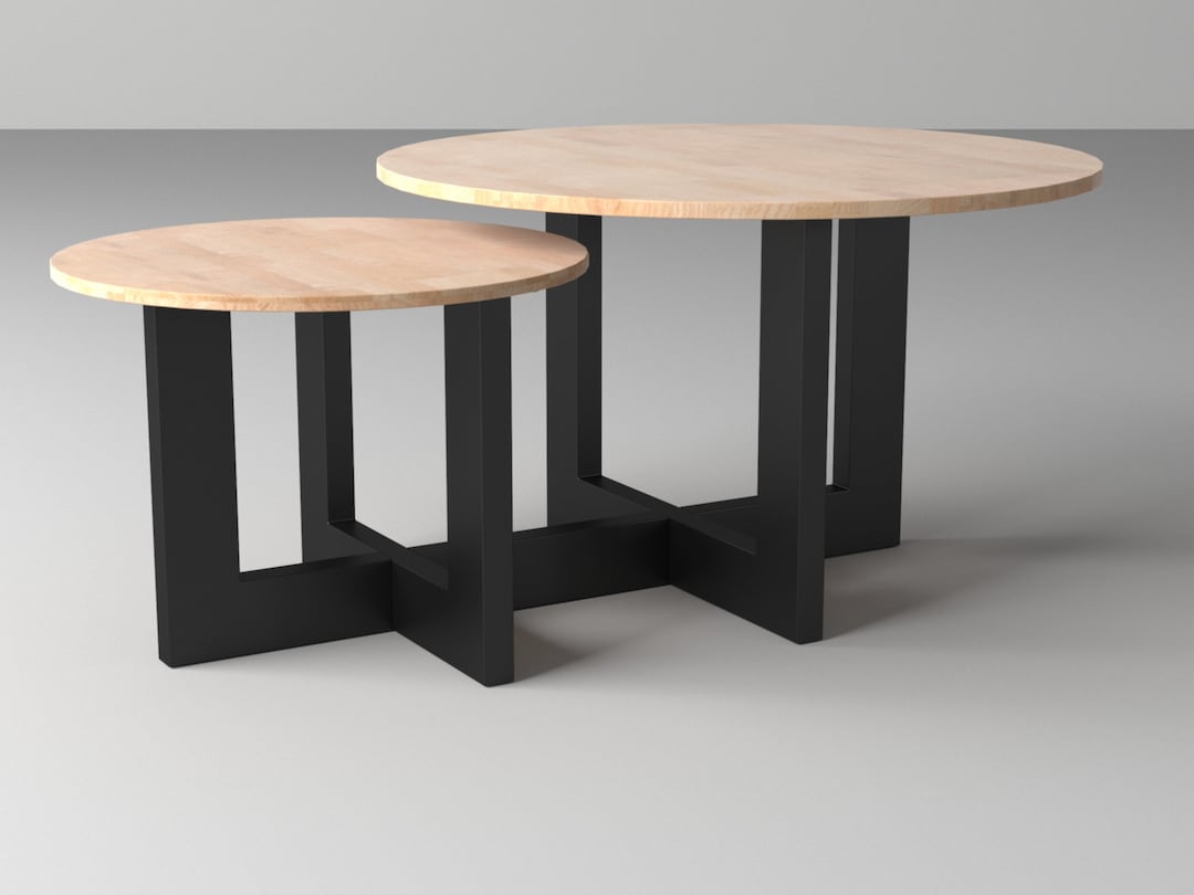 Multi-level Coffee Table Base + Metal ROUND Coffee Table Base for ...