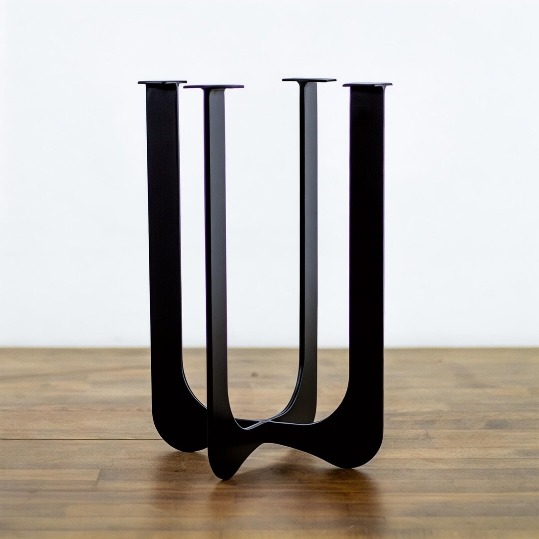Solid Steel Table Base , Minimalist Metal Coffee / End Table Leg |10 ...
