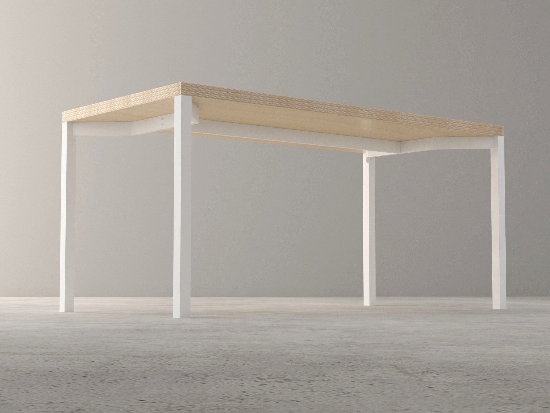 Modern DESK Table Base MINIMALIST Steel Computer Desk Table | Etsy