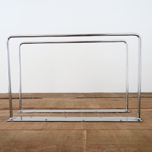 16" X 20" Steel Rod Table Bases,table Legs, Rod 12 Mm, Height 12" - 16 ...
