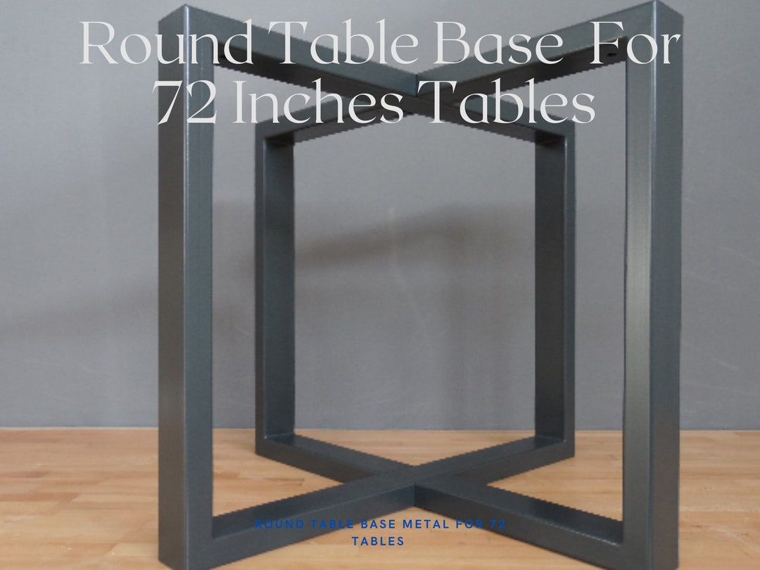 ROUND TABLE BASE for 72'' Round Tables / Dining Table Base / Metal ...