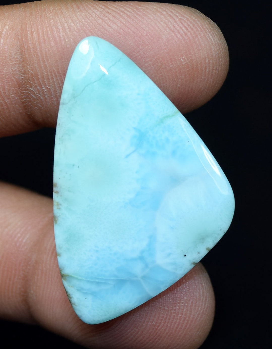 29.15 Cts. Larimar Cabochon Larimar Gemstone 100% Natural Fancy Larimar ...
