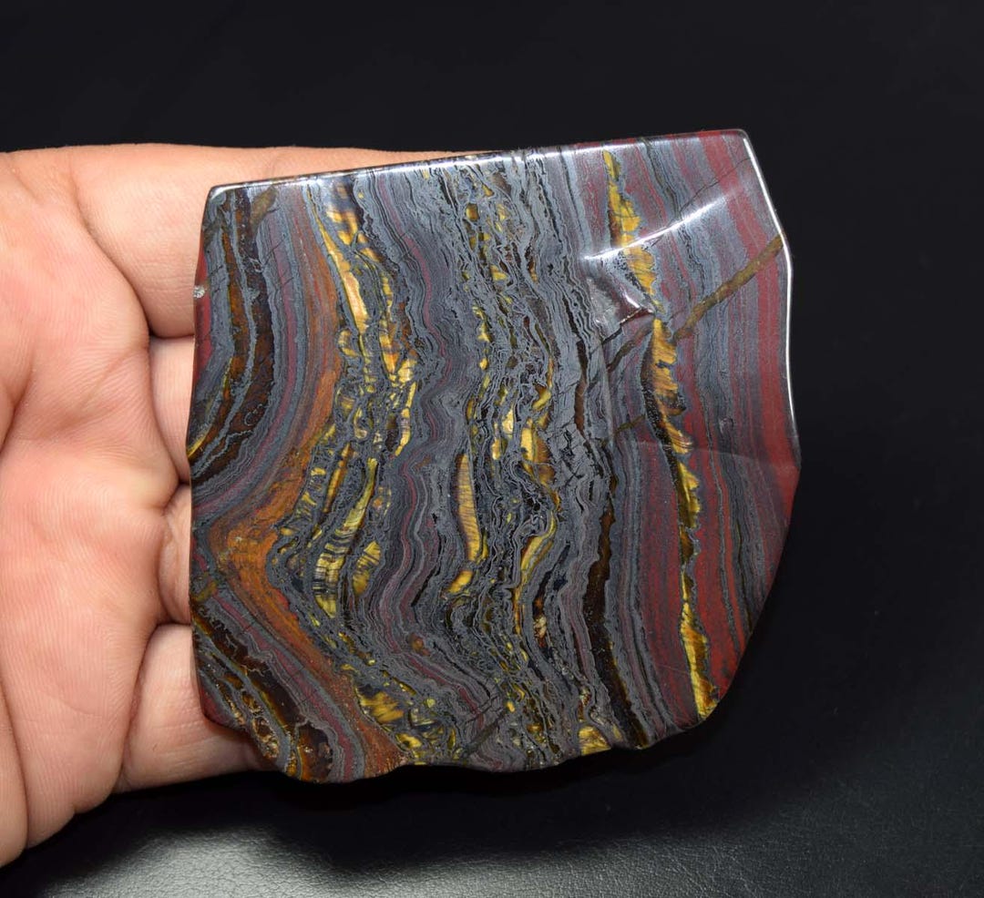 Natural Iron Tiger Rough Slab Polish From Both Sides, Iron Tiger Slab ...