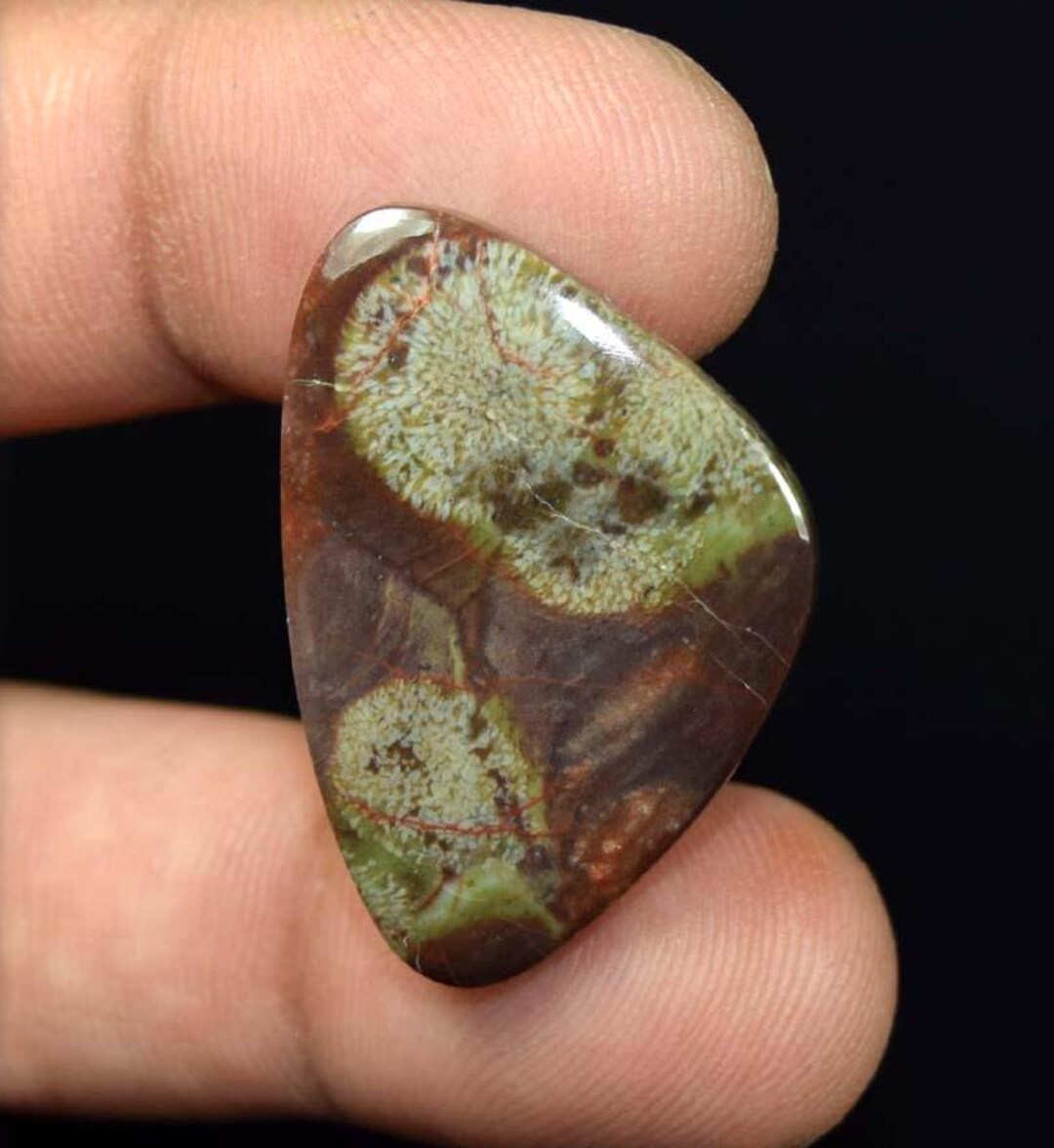MUSHROOM RHYOLITE Cabochon, 100% Natural Mushroom Rhyolite Cabochon ...