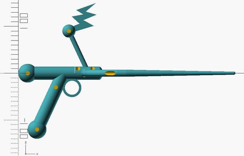 Rocky Horror riff Lazer Gun 3D Print - Etsy