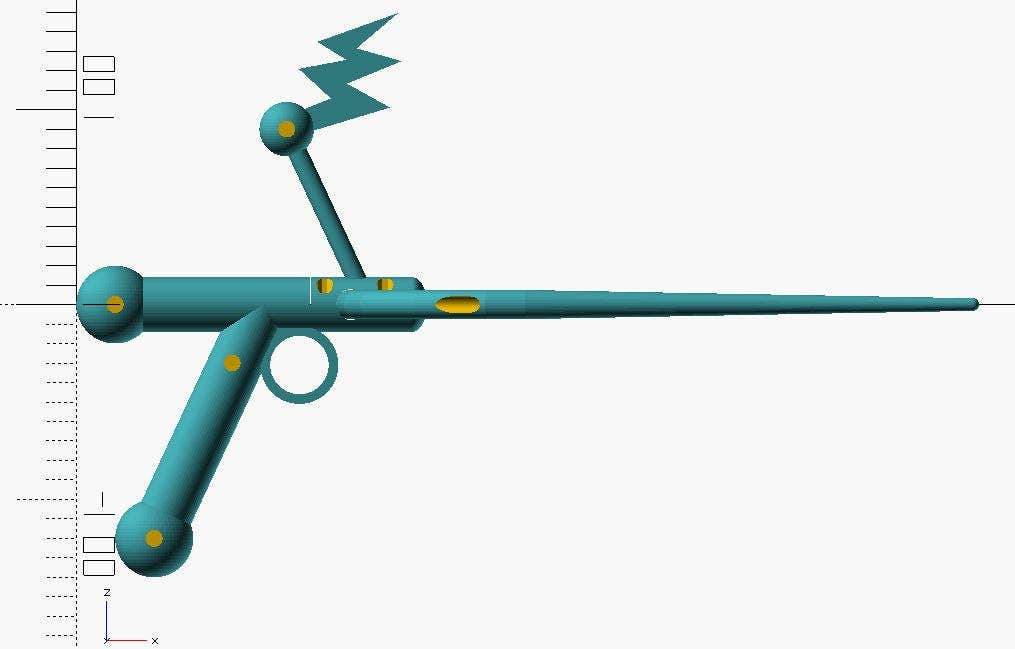 Rocky Horror riff Lazer Gun 3D Print - Etsy