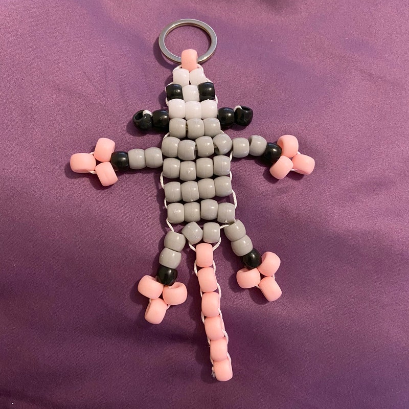 Pony Bead Keychain - Etsy