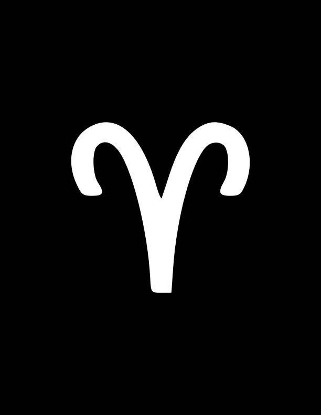 Aries Decal Aries Symbol Sticker Die-cut Decal Car Decal Window Wall ...