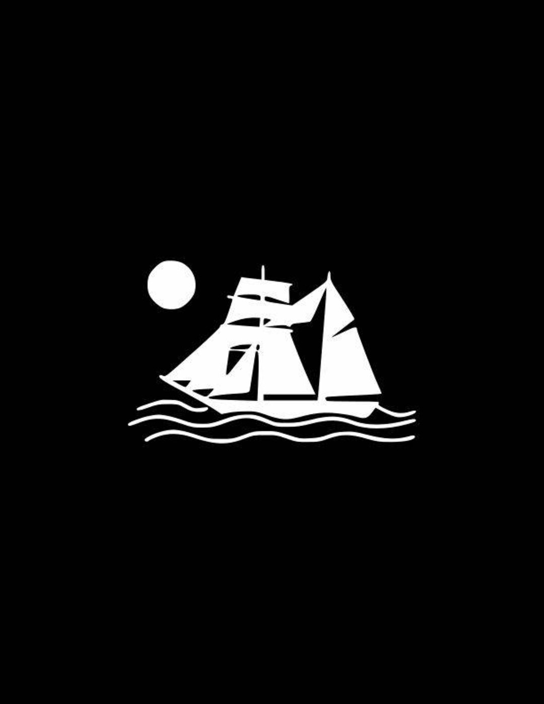 Sailboat Decal, Sailing Decals, Laptop Decal Sticker,sailor ...