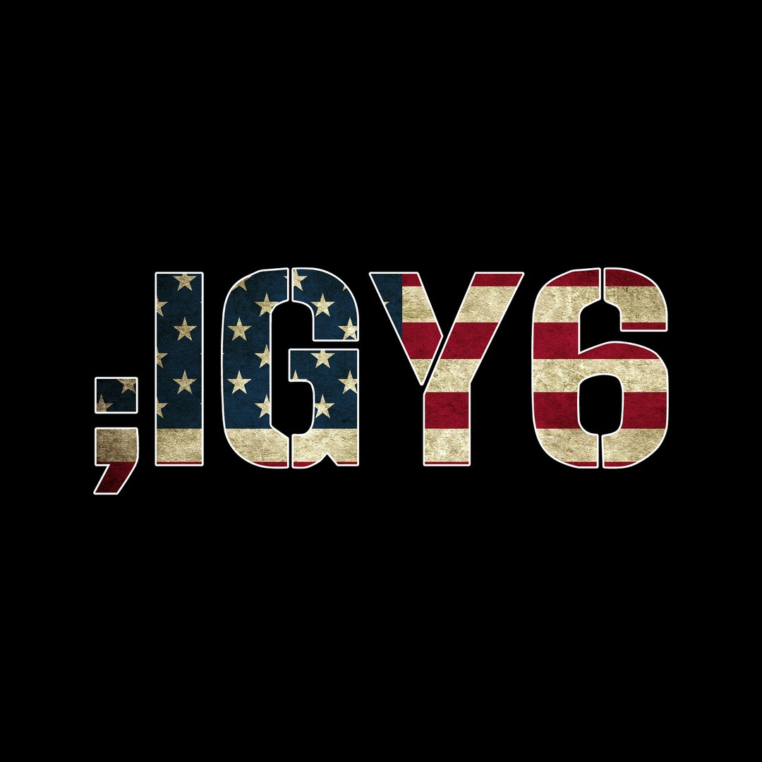 IGY6 Decal, I Got Your Six, American Flag Decal,blue Lives Matter,blue ...