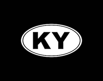 Kentucky State 6 Sticker Decal Car Truck Window College - Etsy
