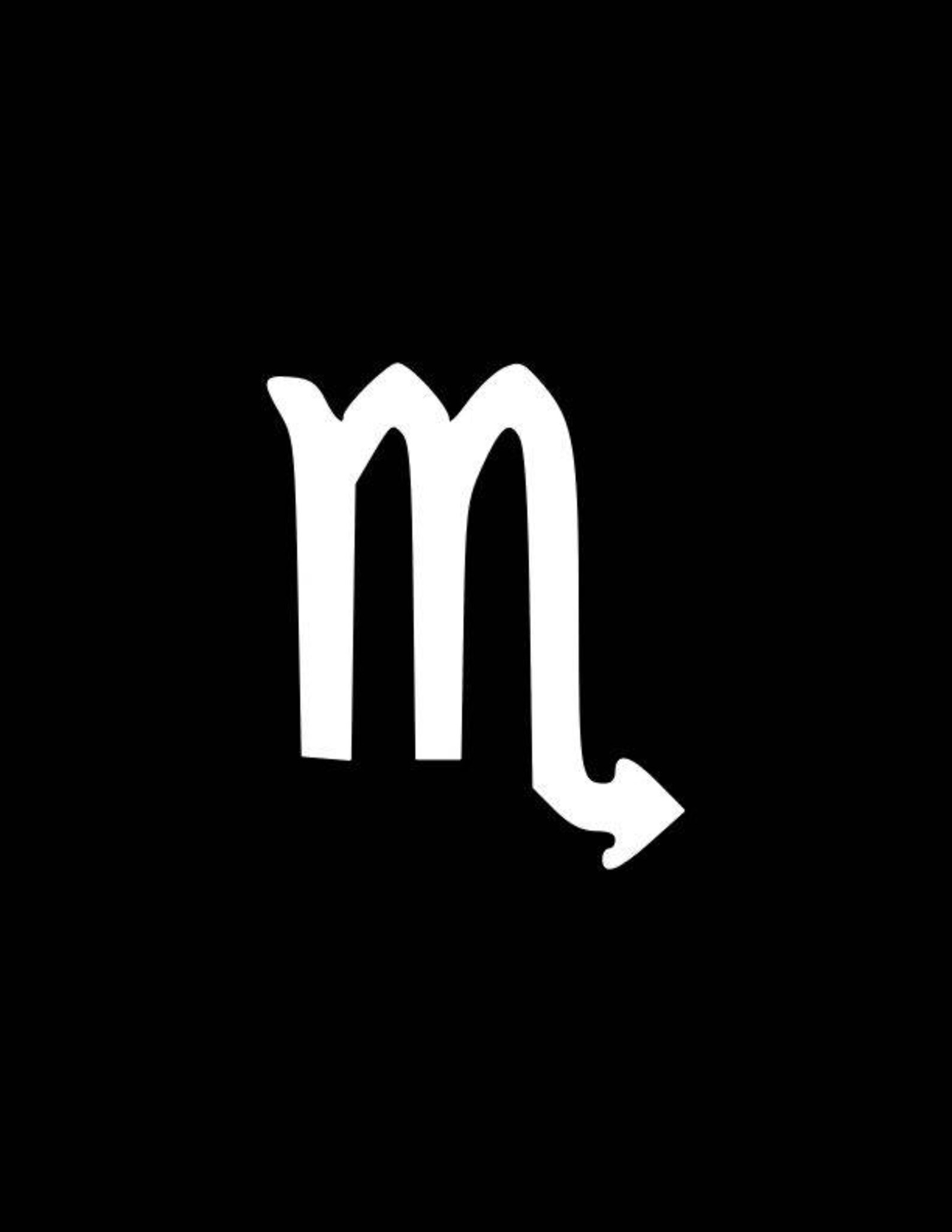 Scorpio Decal Scorpio Sign Symbol Scorpio Sticker Car Decal - Etsy