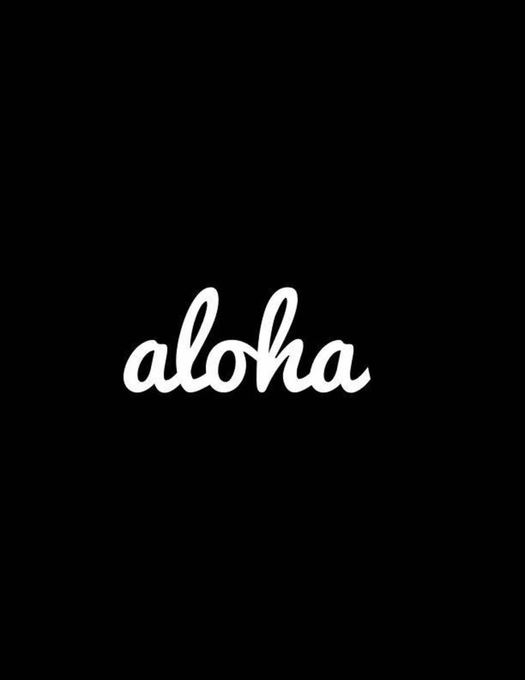 Aloha Decal, Hawaii Car Decal, Shaka Decals, Aloha Laptop Decals, Aloha ...