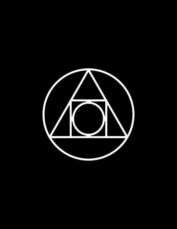 Mental Alchemy Symbol Decalmental Alchemy Vinyl Die-cut Decal - Etsy