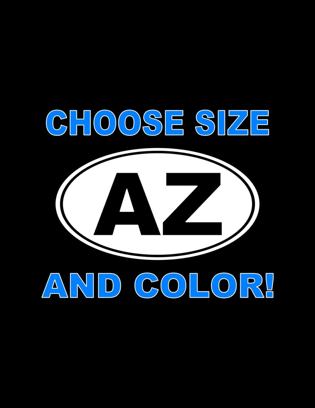 Arizona Decal AZ Arizona Car Decal Laptop Tablet Yeti Tumbler Window ...