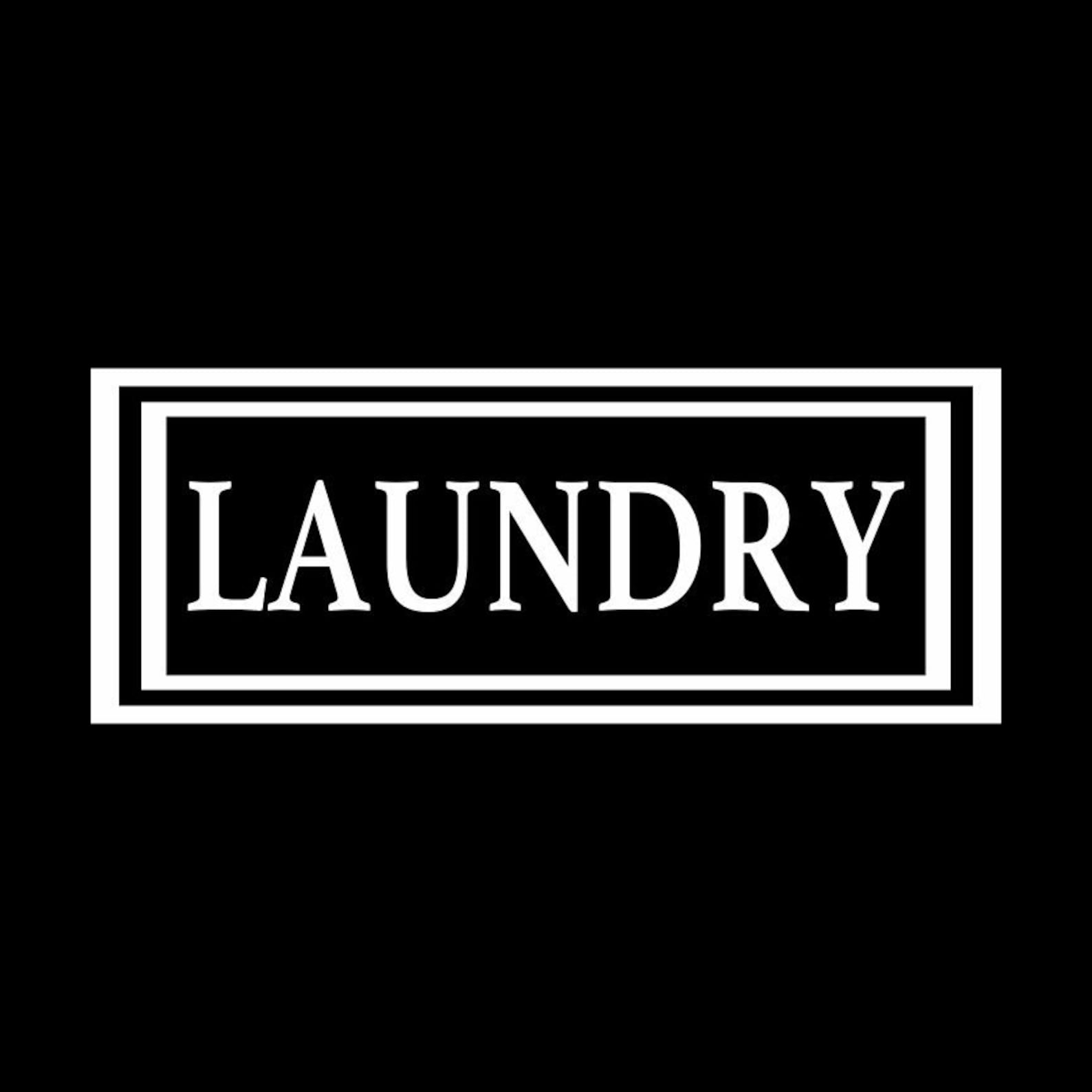 Laundry Room Decal, Laundry Vinyl Decal, Laundry Door Decal Sticker ...