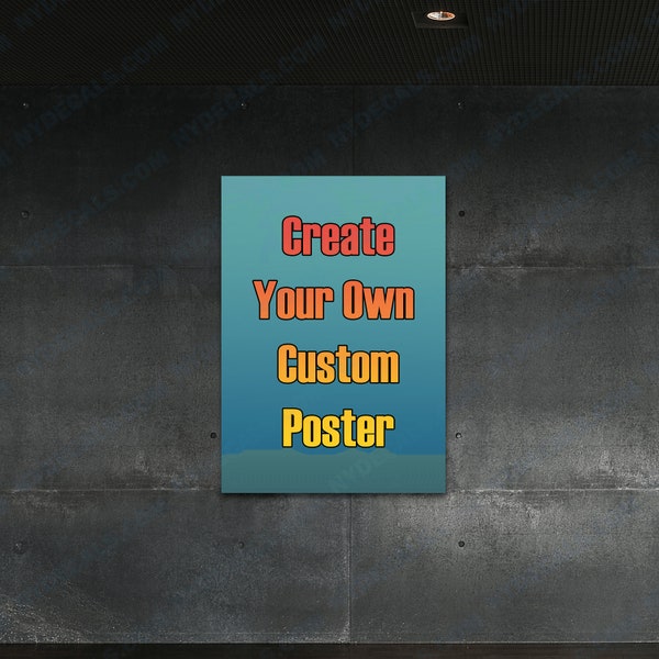 Personalized Poster - Etsy