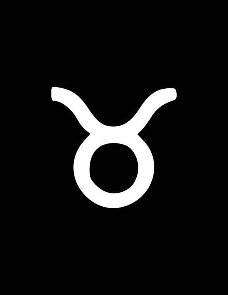 Taurus Symbol Taurus Decal Sticker Taurus Car Decal Yeti iPad - Etsy