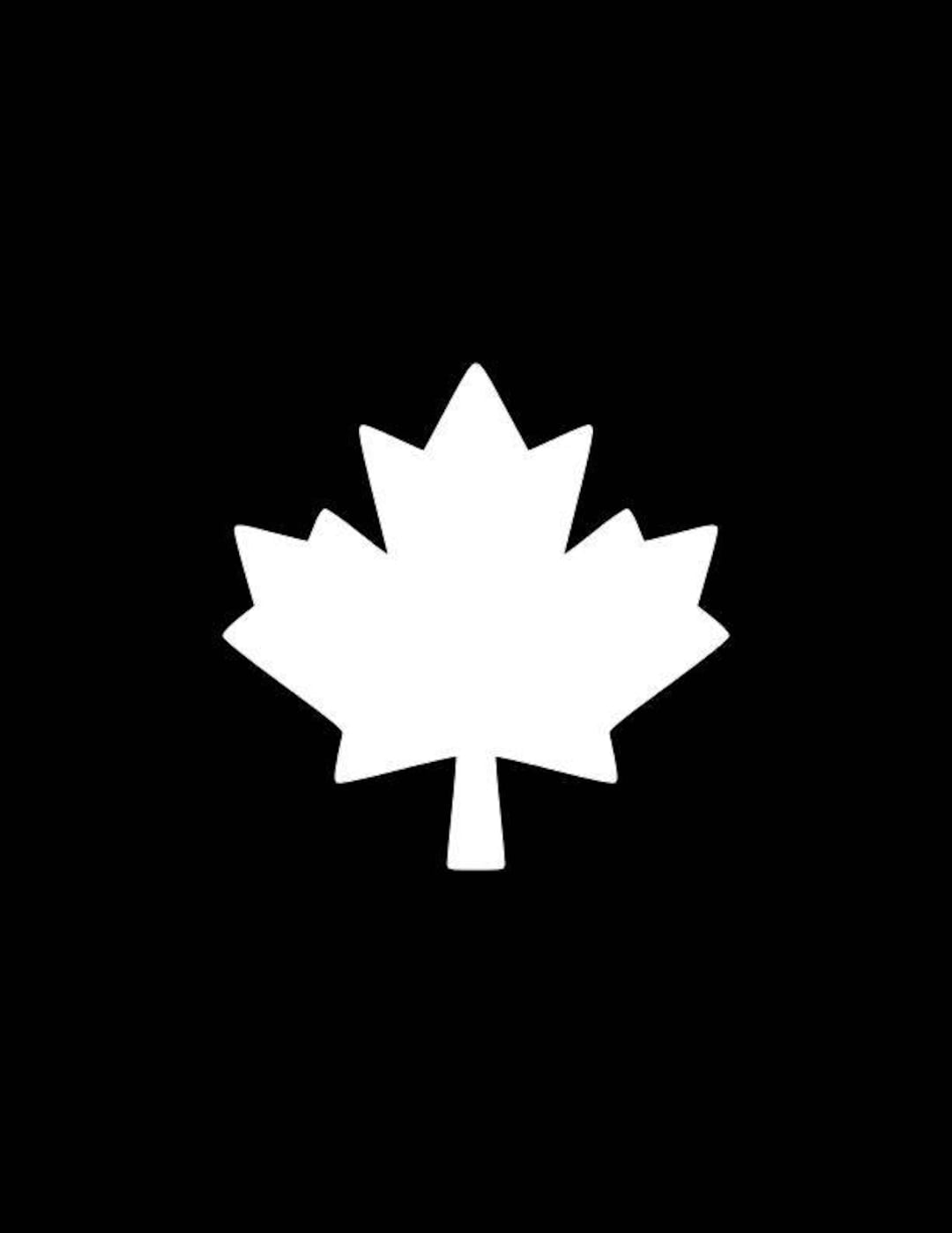 Canadian Maple Leaf Decal Canadian Maple Leaf Sticker Laptop Window Car ...