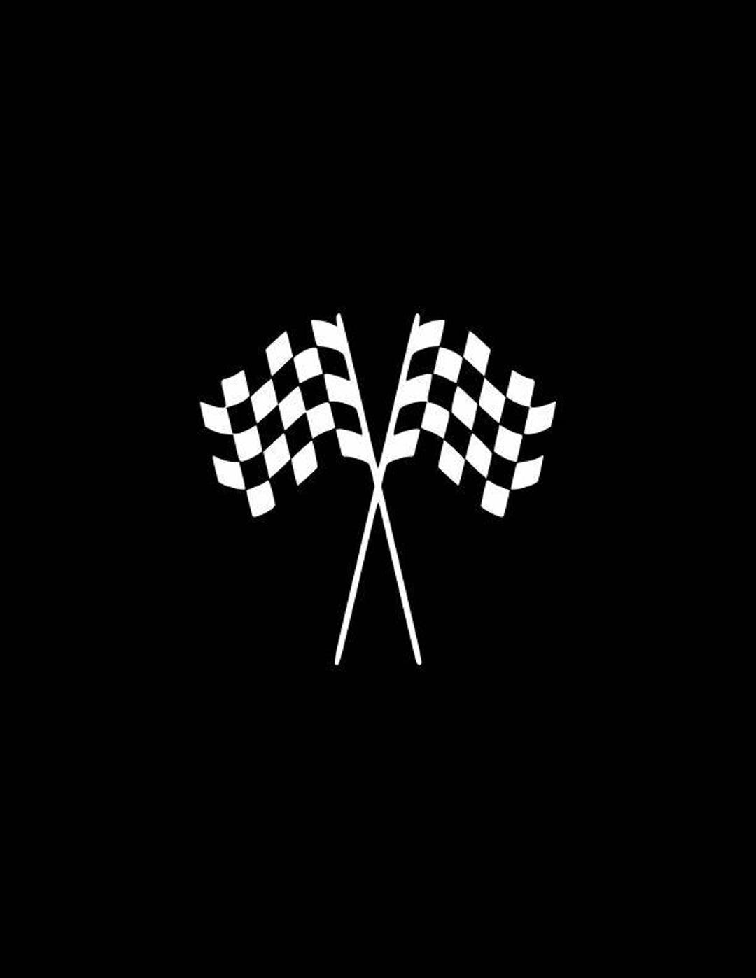 Checkered Flags Decal,checkered Flags Sticker Racing Decals,racing ...