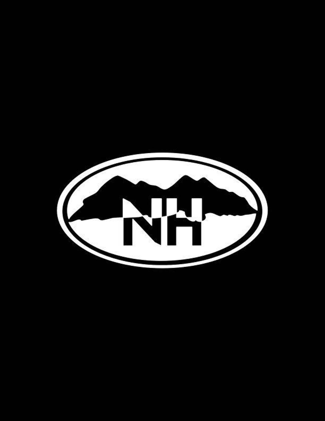 New Hampshire Decal NH State Oval Vinyl Decal Sticker NH Mountains Car ...