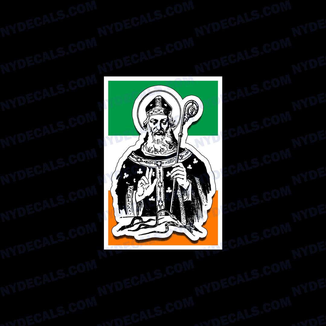 Saint Patricks Decal, Irish Stickers, Irish Flag Decal, Ireland Flag ...