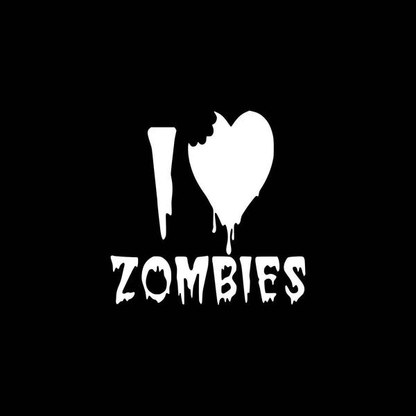 I Love Zombies - Etsy