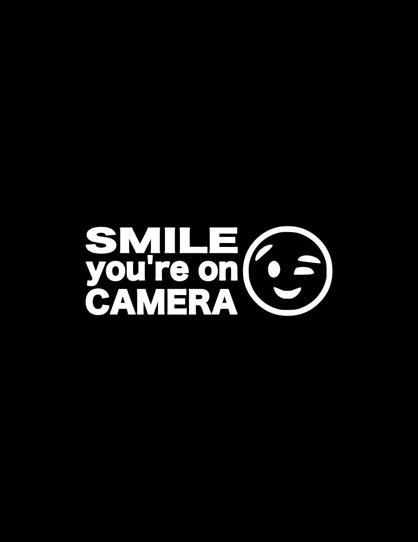 Smile Your On Camera Sticker