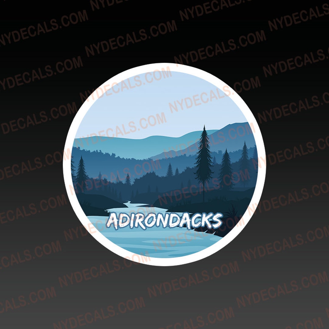 ADK Decal | Adirondacks Decal | ADK Vacation Sticker | Adirondack ...