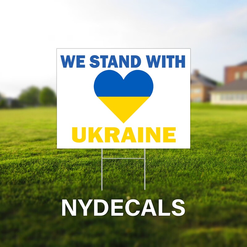 Ukraine Yard Signs - Etsy