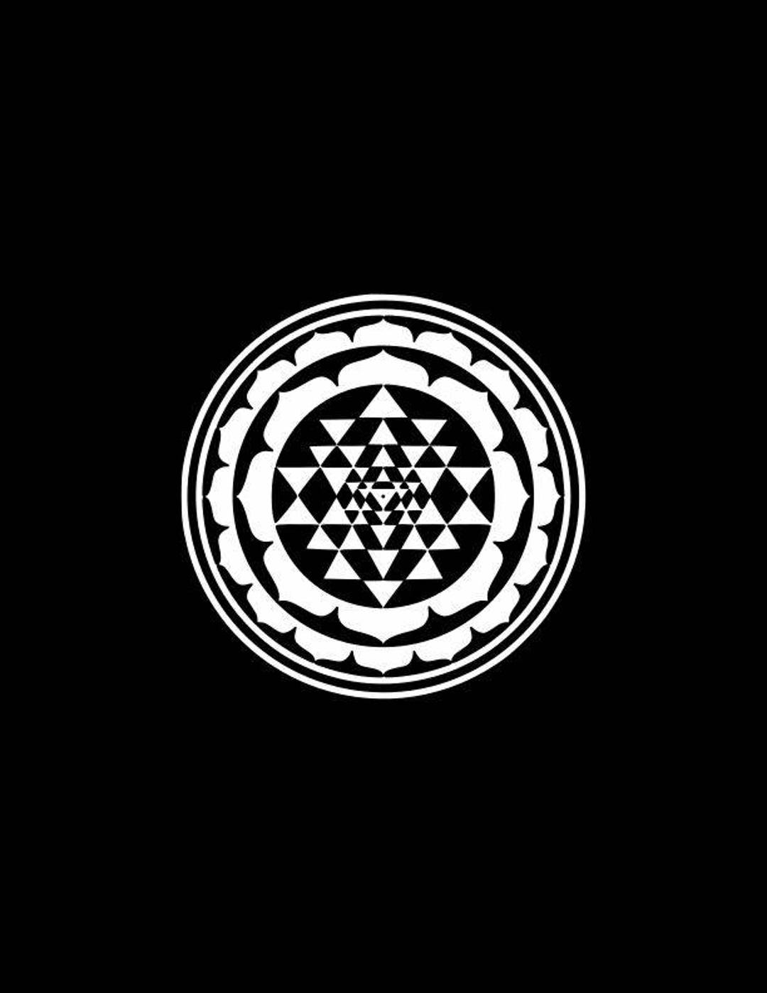 Sri Yantra Decal,sri Yantra Chakra Sticker Decal,meditation Decal ...