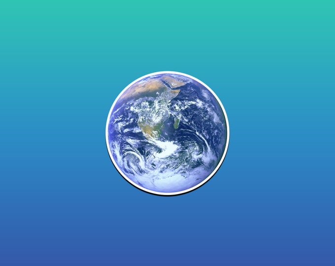 Earth Decal Vinyl Car Decal Window Decal Laptop Decal Vinyl Sticker - Etsy