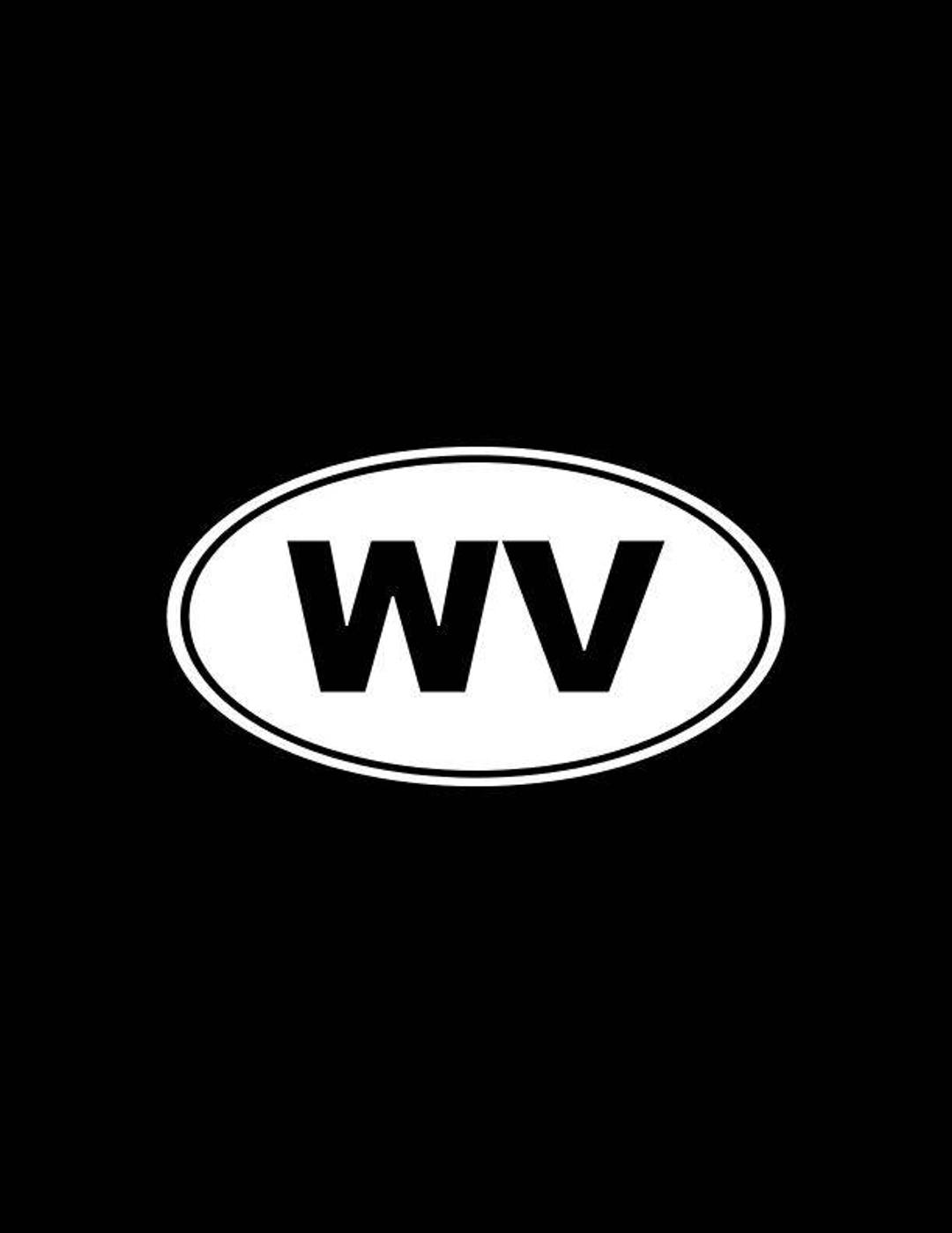 West Virginia Decal, WV State Decal,west Virginia State Decals Stickers ...