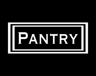 Pantry Wall Decal - Etsy
