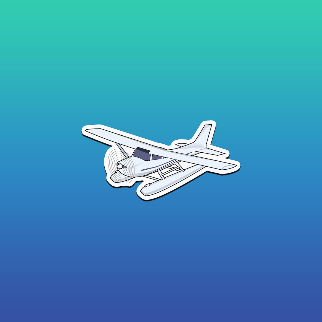 Airplane Sticker, Aviation Stickers, Plane Decals, Pilot Stickers ...