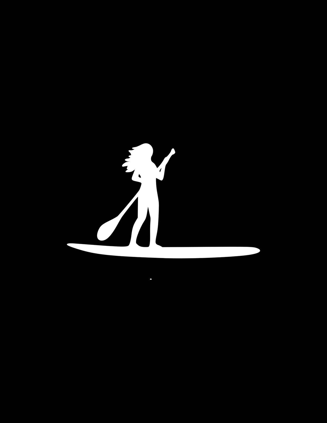 Paddle Board Decal Paddle Board Car Decal Paddle Boarding Girl - Etsy