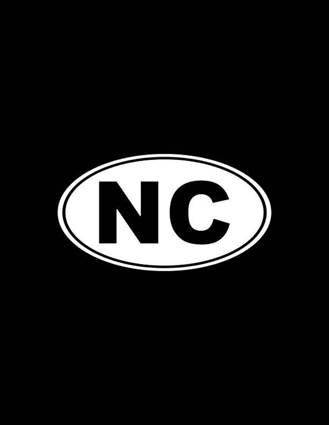 North Carolina Decal,nc State Decal,north Carolina State Decals ...