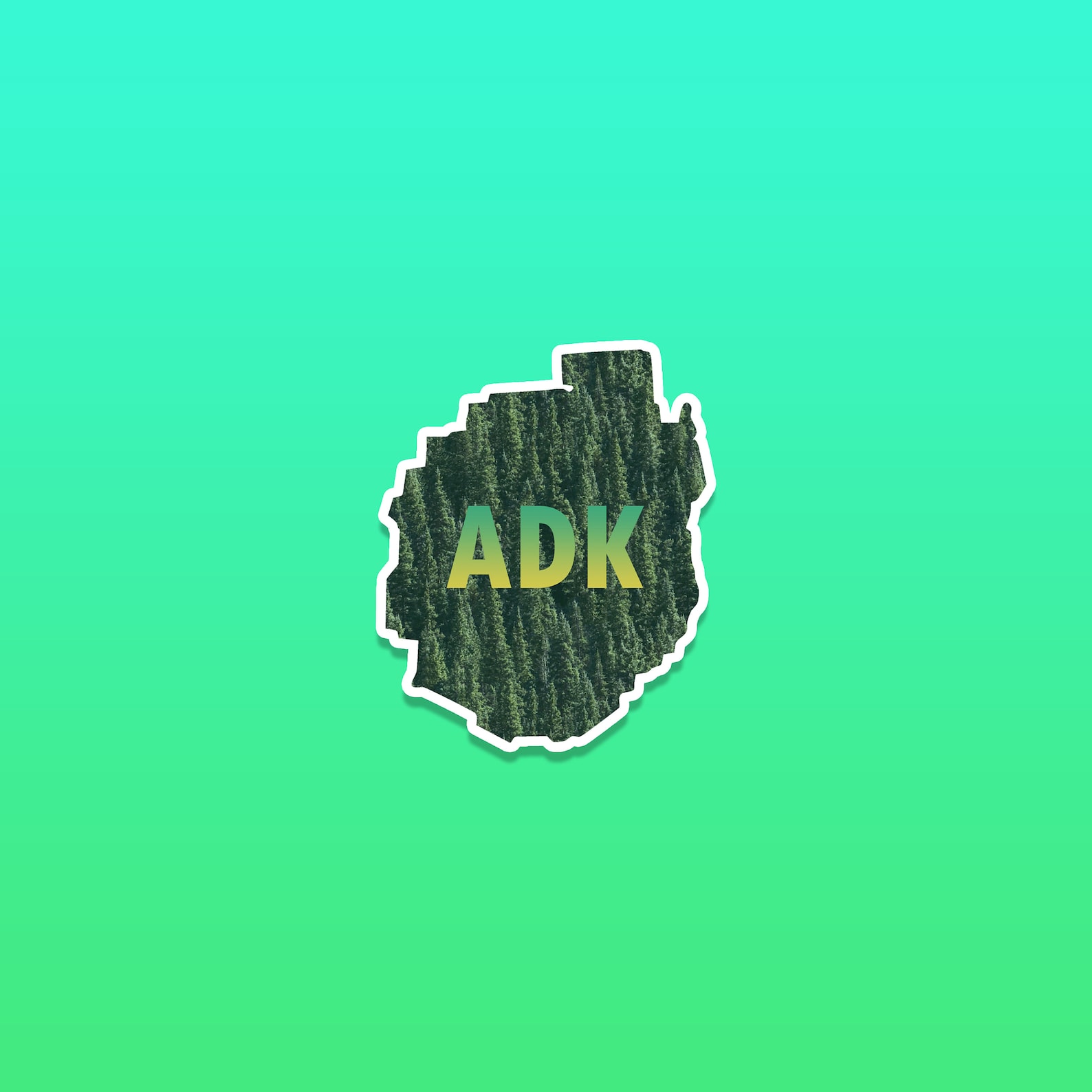 ADK Decal, Adirondack Park Sticker,adk Life, ADK Car Decals,adirondack ...