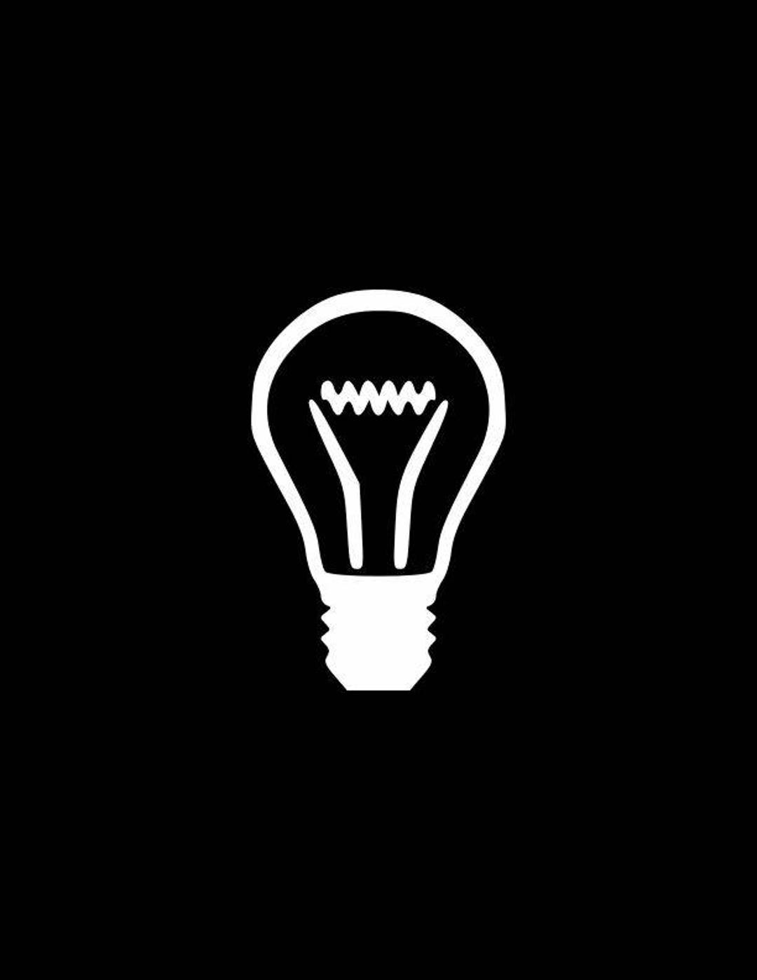 Light Bulb, Light Bulb Decal, Laptop Stickers,tablet Sticker,bumper ...