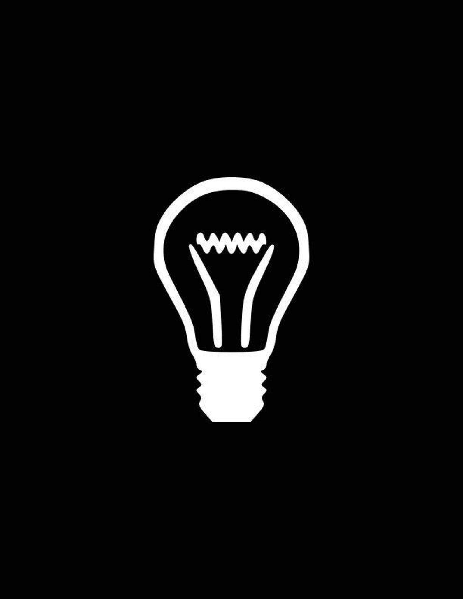 Light Bulb, Light Bulb Decal, Laptop Stickers,tablet Sticker,bumper ...