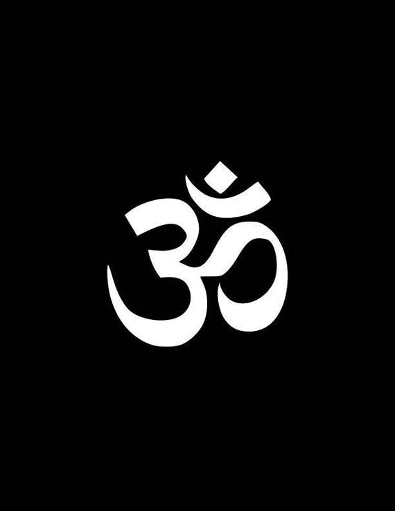 Small Om Sticker