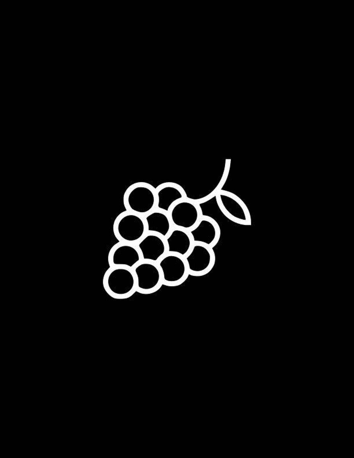 Grapes Decal Bouquet of Grapeswine Grapes Decal Grapes - Etsy