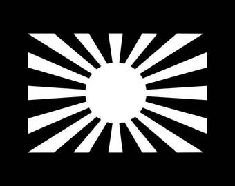 Rising Sun Sticker Vinyl Decal Bumper Sticker Jcreatenz - Etsy