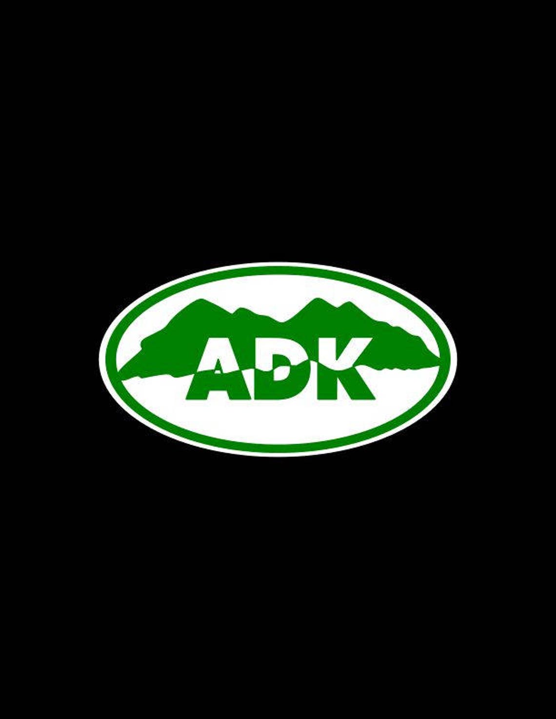 Adirondack Mountains Decal,adk Sticker, ADK Mountains Car Decal ...
