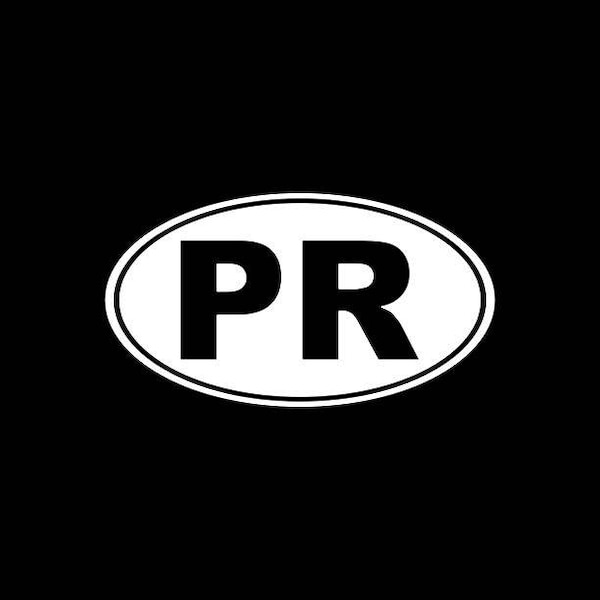 Pr Car Decal - Etsy