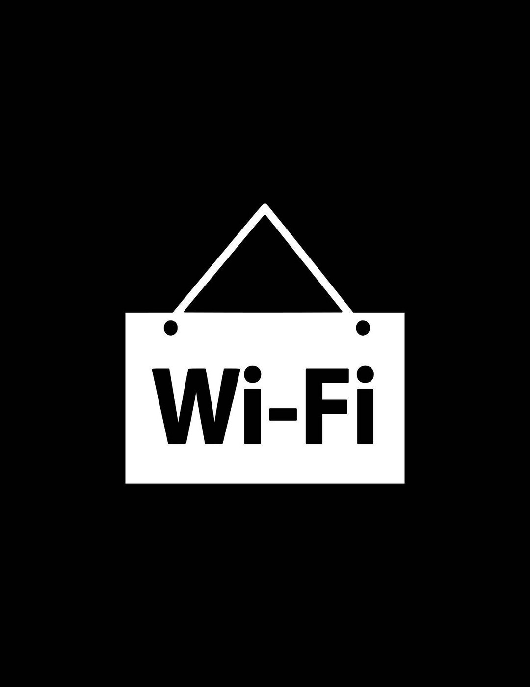 Wifi Decal Free Wifi Door Decal Wifi Wall Decal Wifi Sticker Door ...